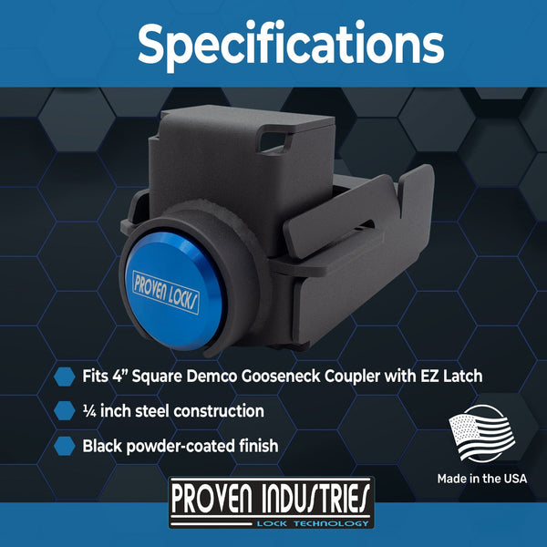 Model GDS for Demco Gooseneck Couplers with EZ Latch – Proven Industries