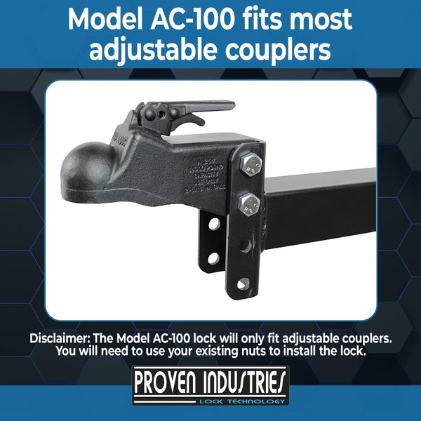 Adjustable Coupler Bolt Lock Model AC-100 – Proven Industries